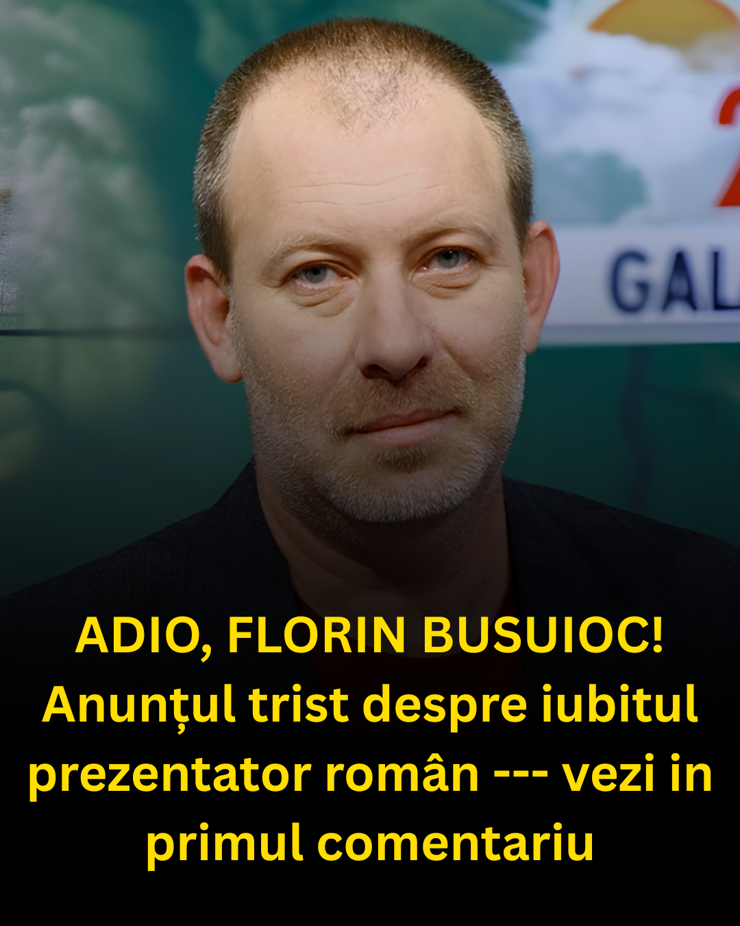 De interes Informația dimineții despre Busu! Prezentatorul de la PRO TV ...